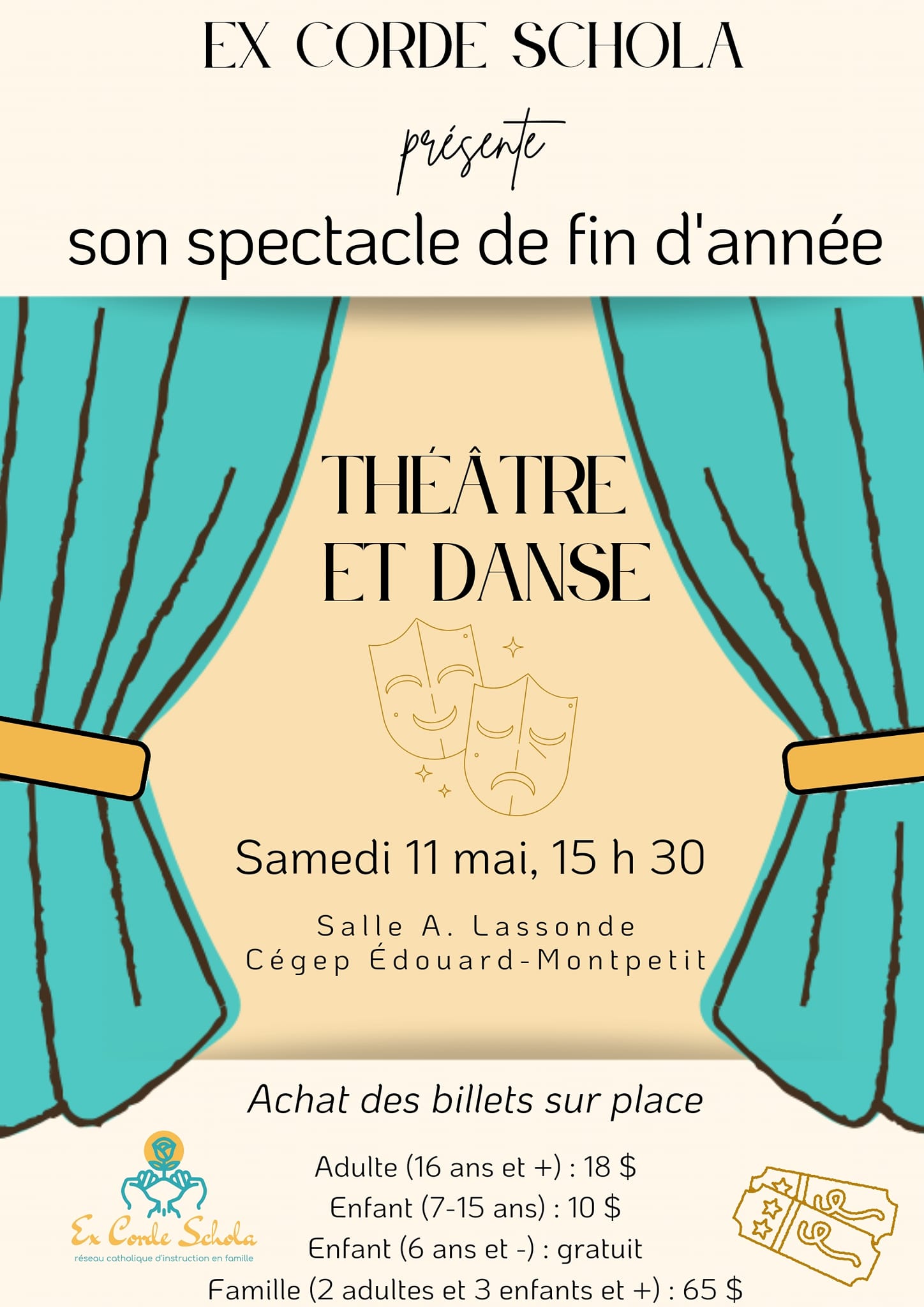 Spectacle de fin d'année 2023-2024 - Ex Corde Schola